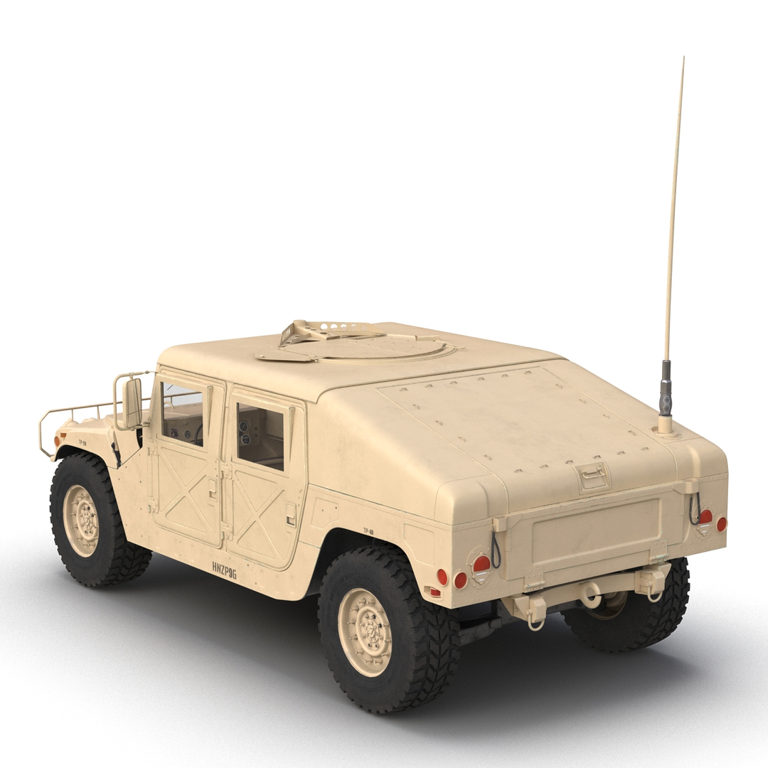 humvee desert 3d 3ds