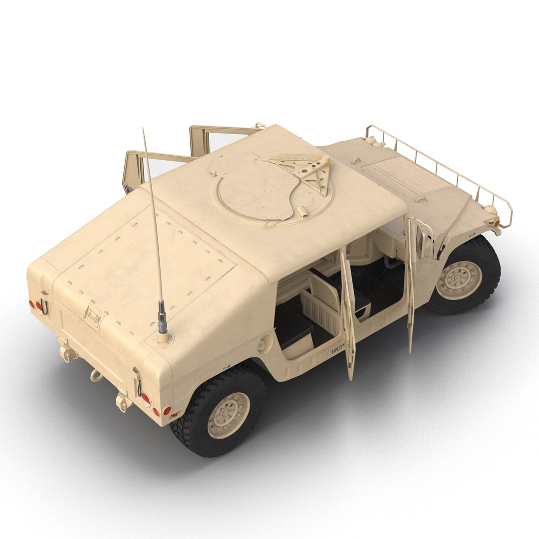 humvee desert 3d 3ds