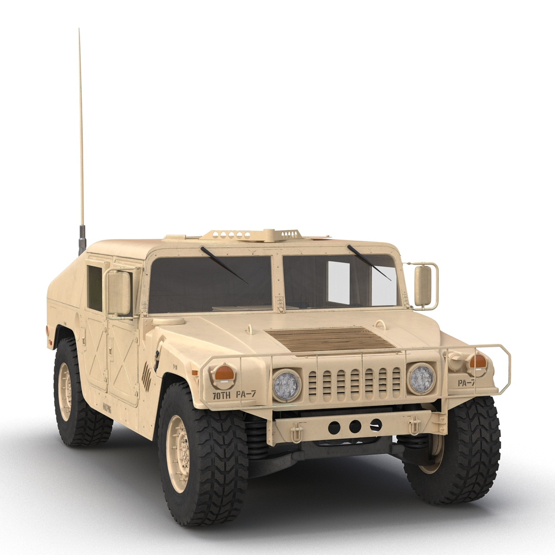 humvee desert 3d 3ds