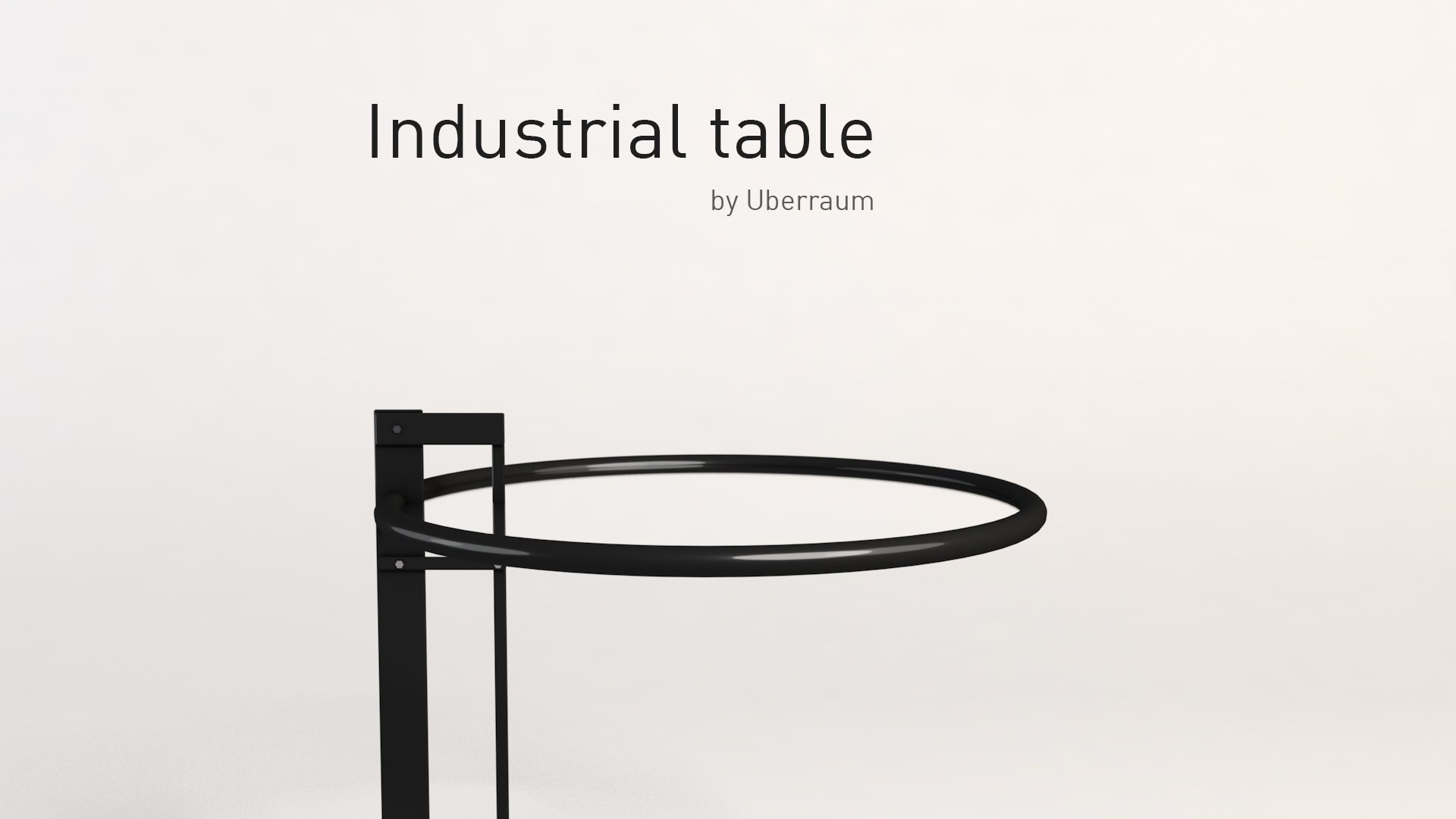 Industrial Table 3D Model - TurboSquid 1219983
