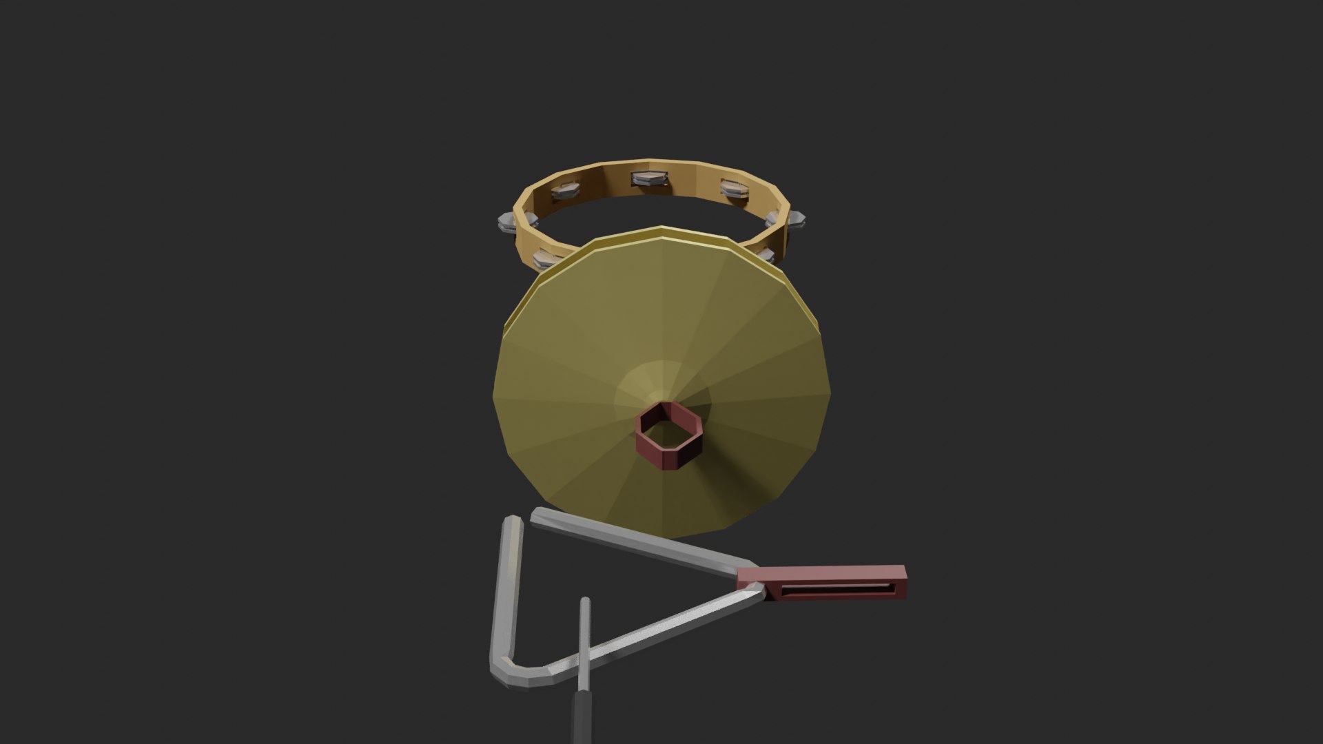 3D Lowpoly Simple Instrument Set - TurboSquid 1864676
