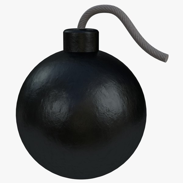 bomb set 3d obj