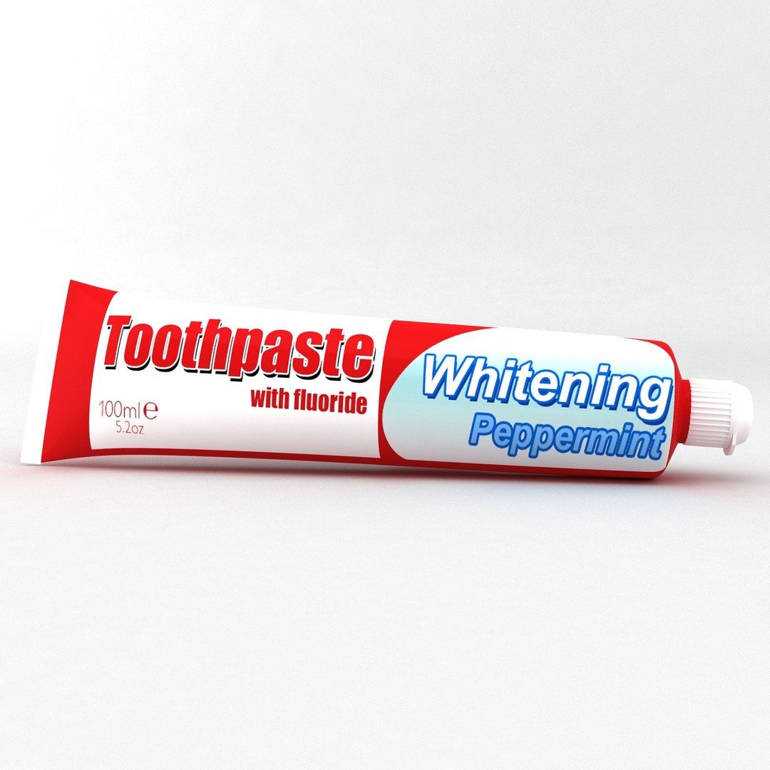 Toothpaste Tube 3d Model