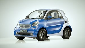 3ds max 2011 smart fortwo car