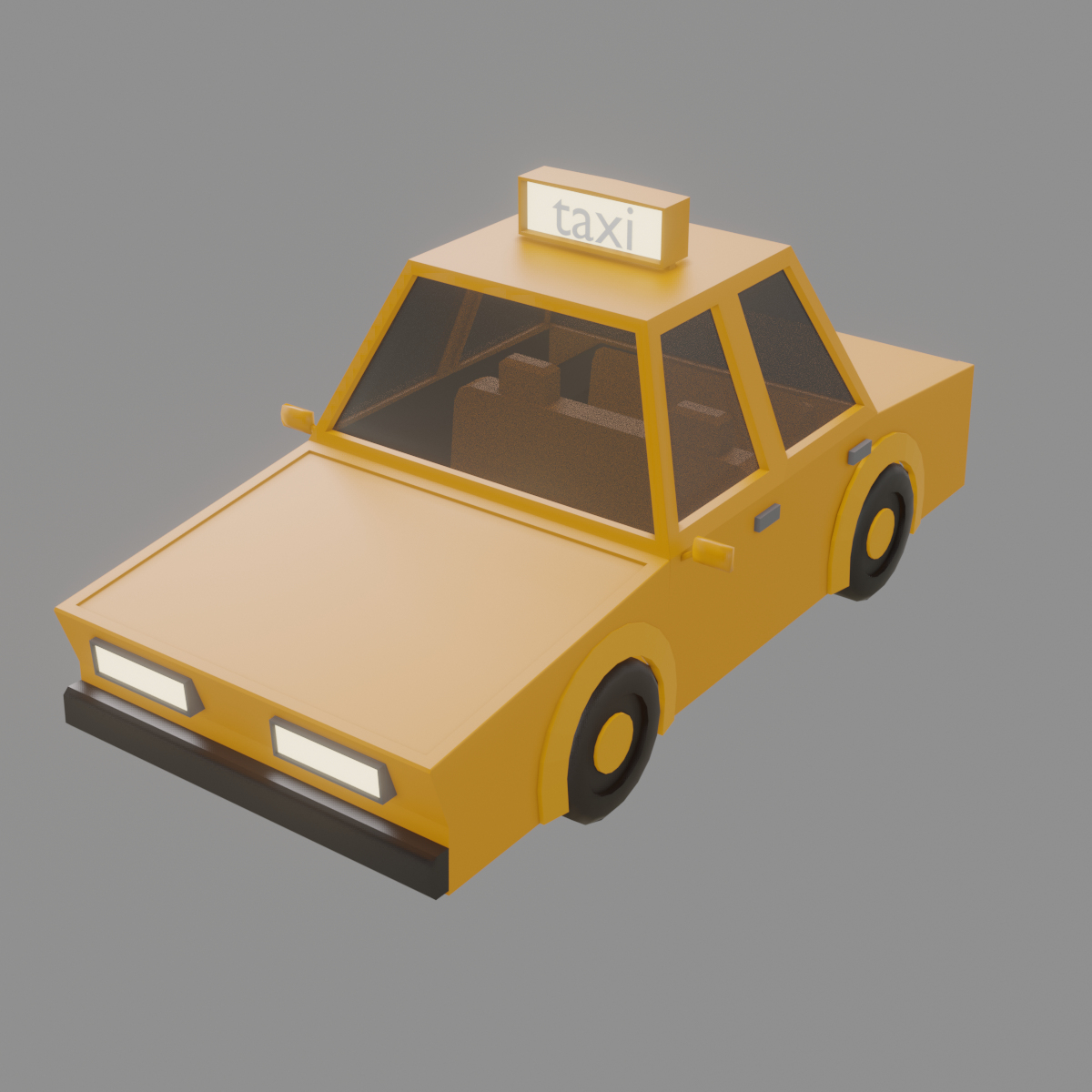 Free 3D model taxi - TurboSquid 1992031