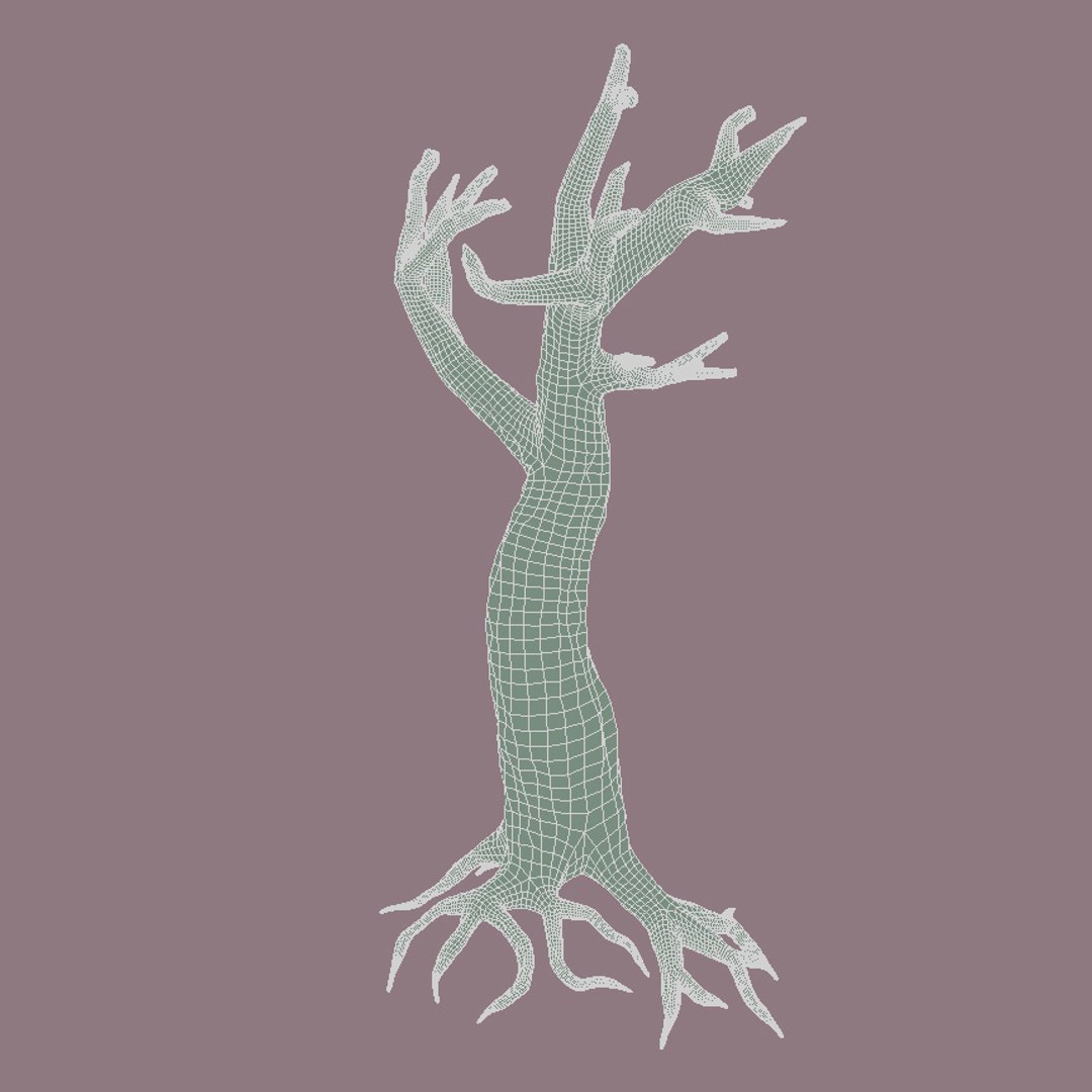 Spooky Tree 3d Model