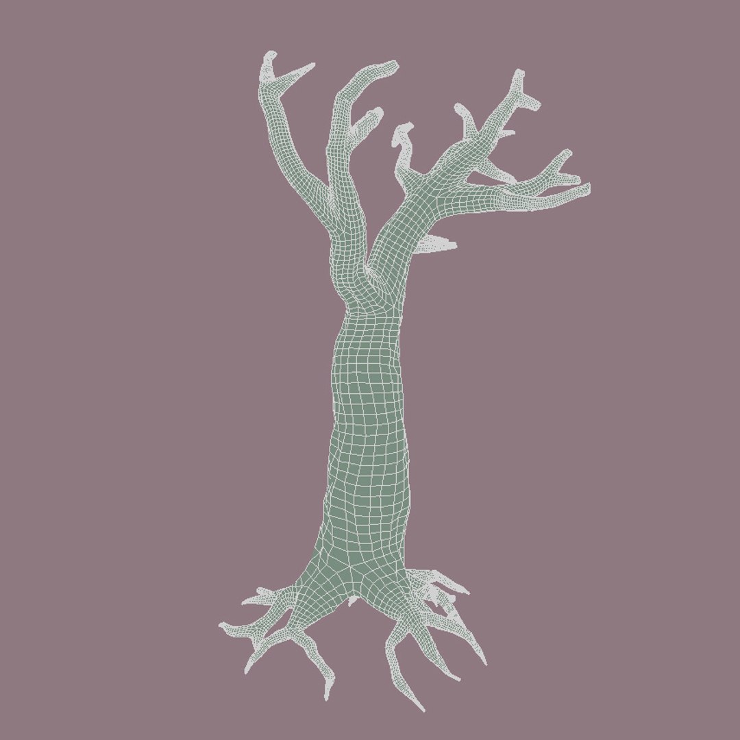 Spooky Tree 3d Model