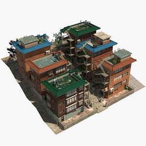 Bongcheon-dong Building 3D model - TurboSquid 1964365