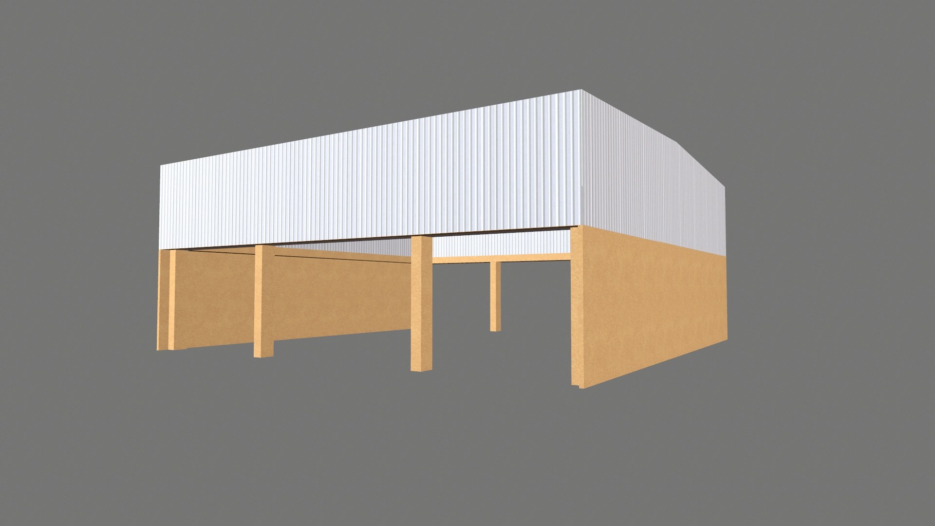 3D Warehouse Structure - TurboSquid 2338257