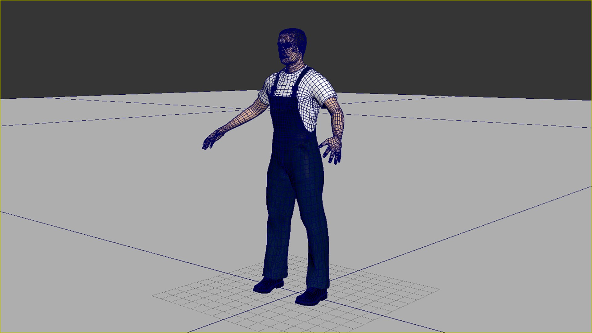 Male Worker Mechanic Work Man Character RIGGED 3D - TurboSquid 1886521