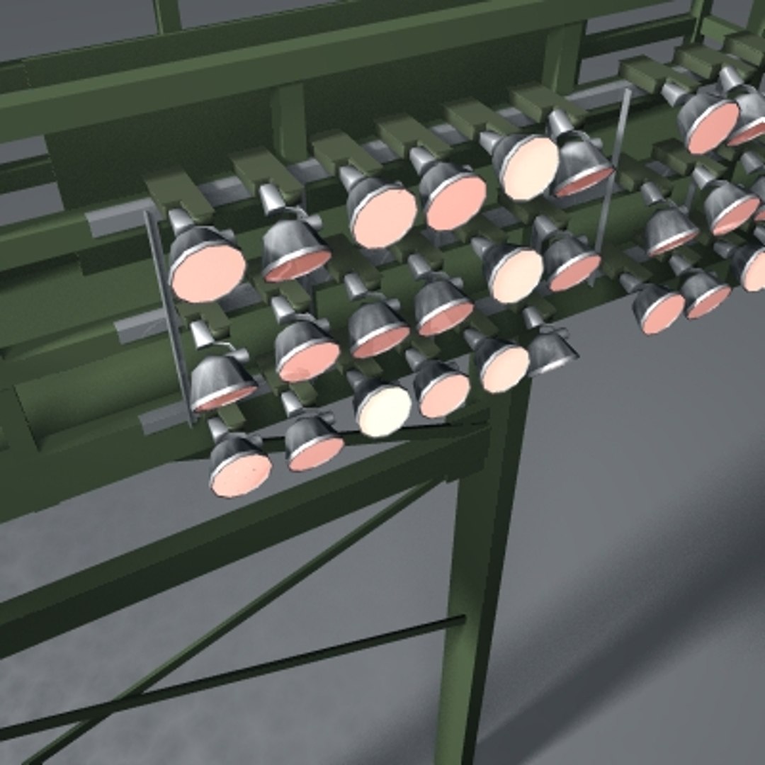 Stadium Lights 3d Model