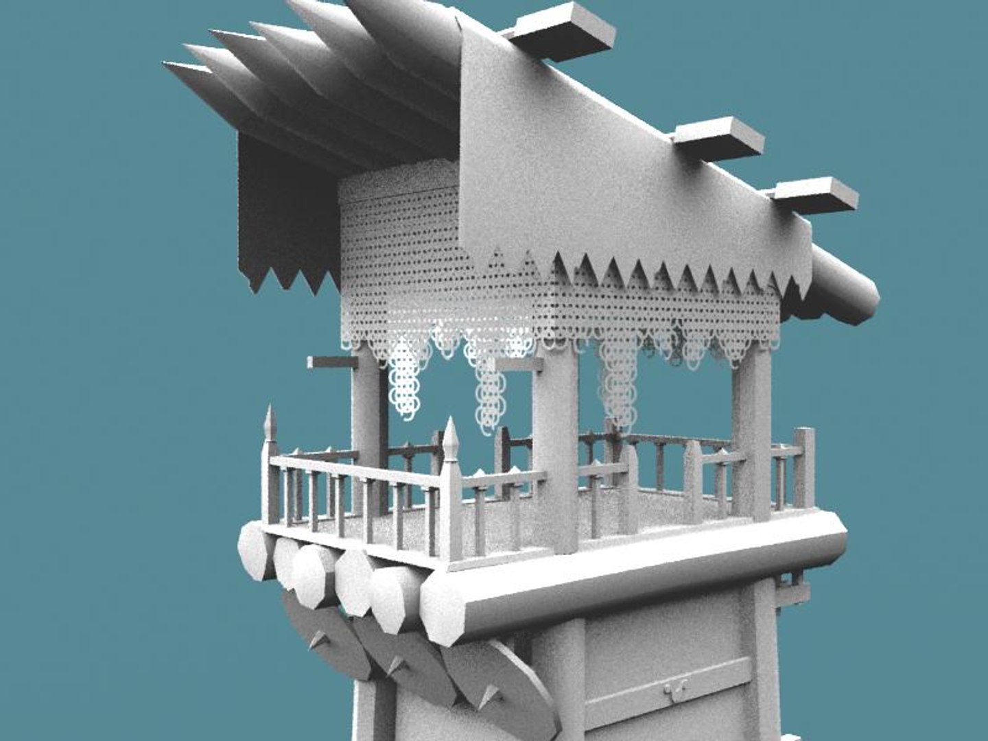 watchtower 3d model