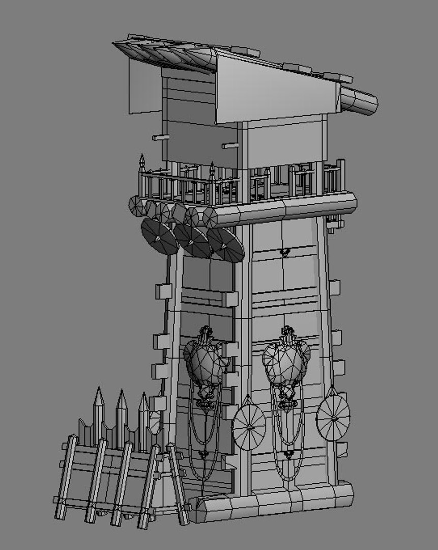 watchtower 3d model