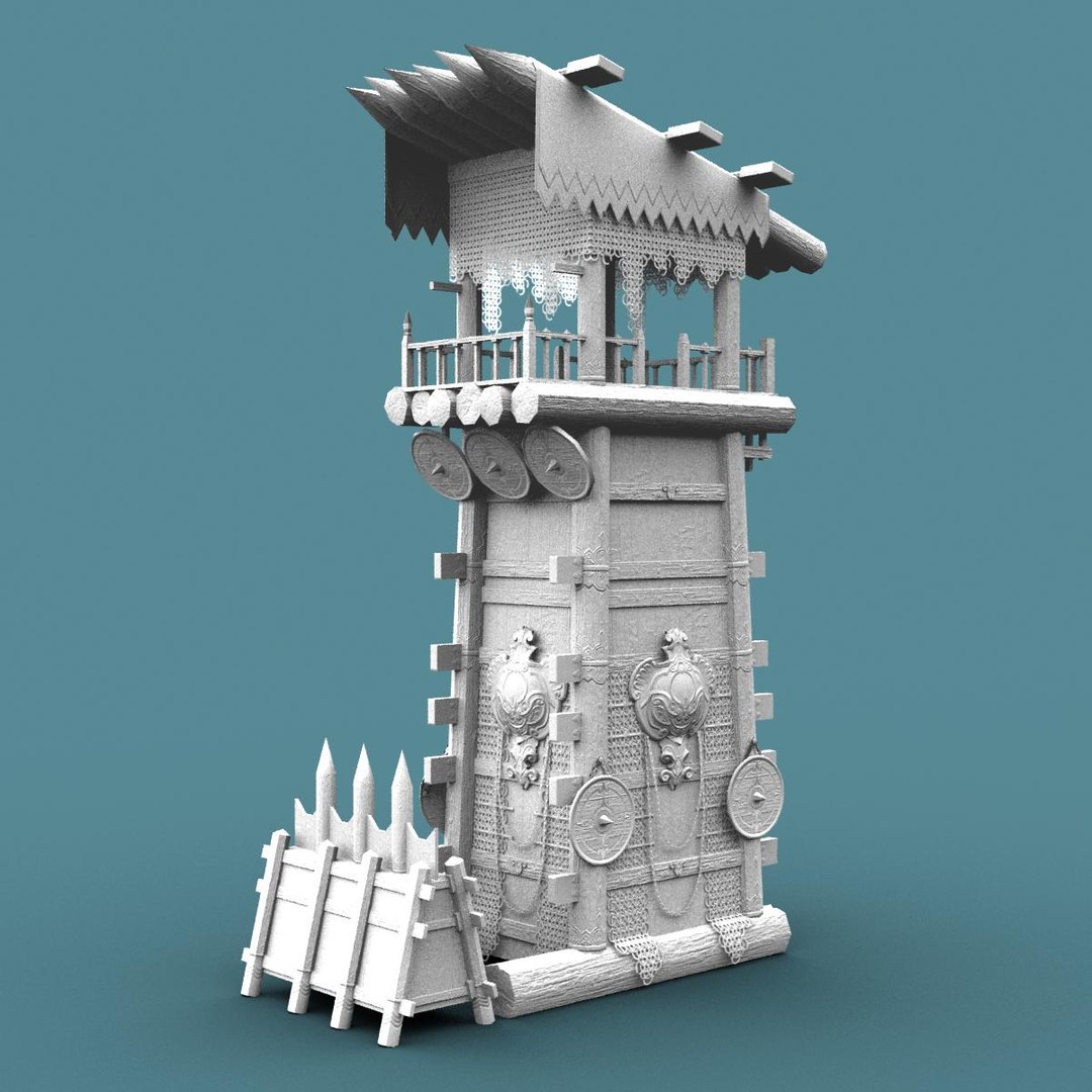 watchtower 3d model