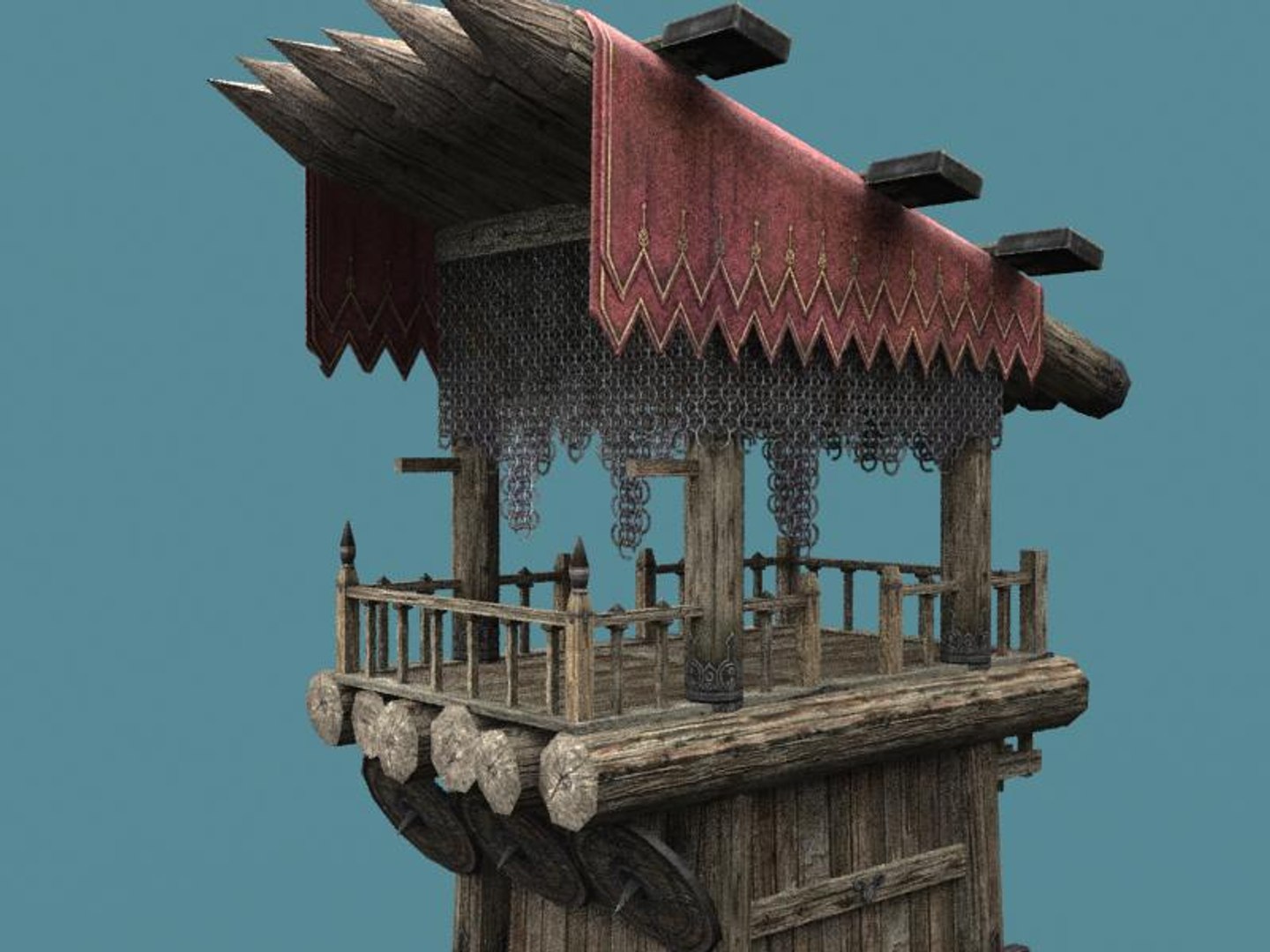 watchtower 3d model