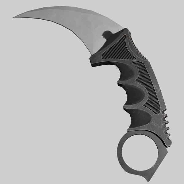 modelo 3d Activo listo para el juego Karambit - TurboSquid 2256957