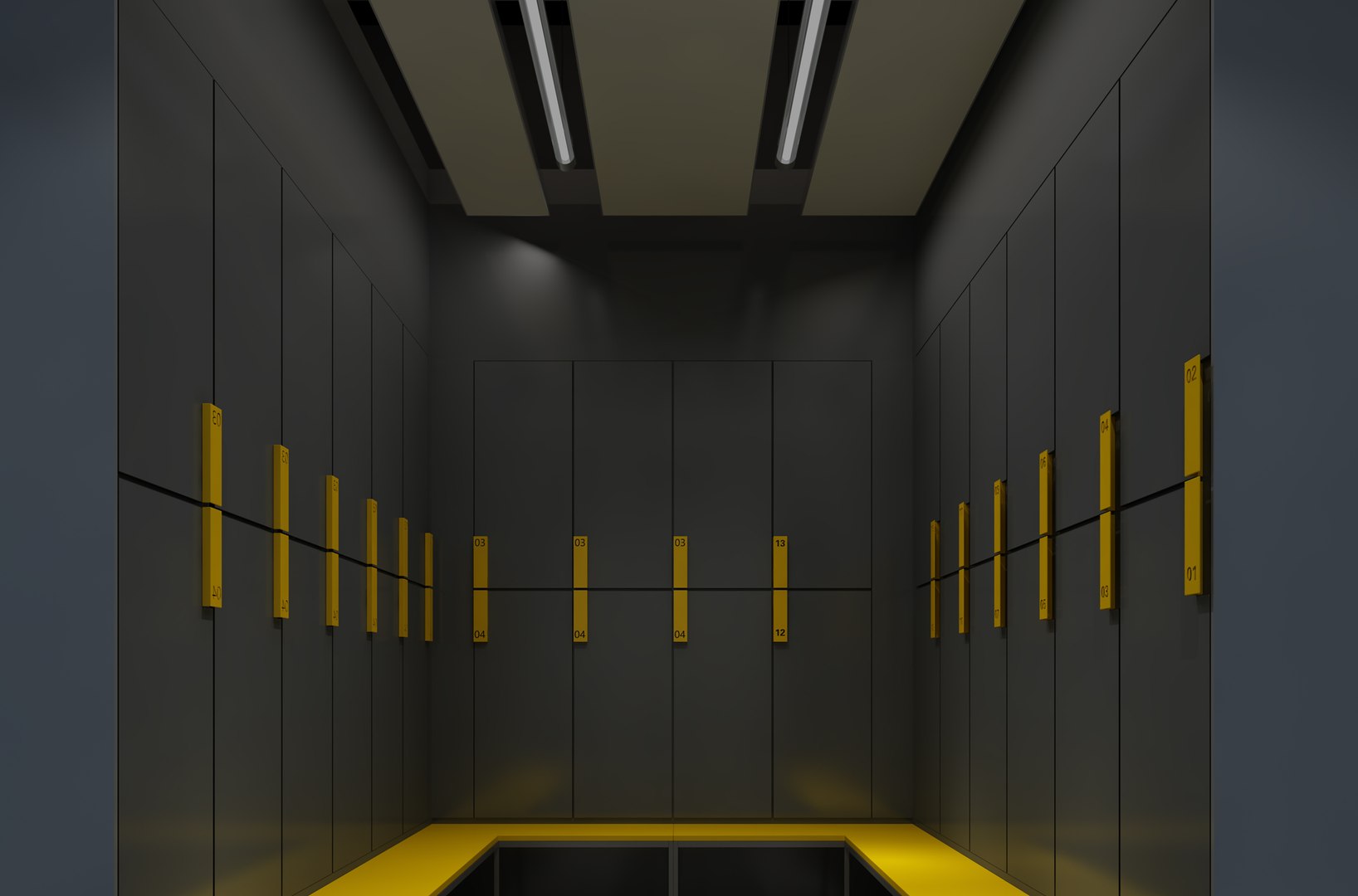 Locker Room 3D Model - TurboSquid 2390927