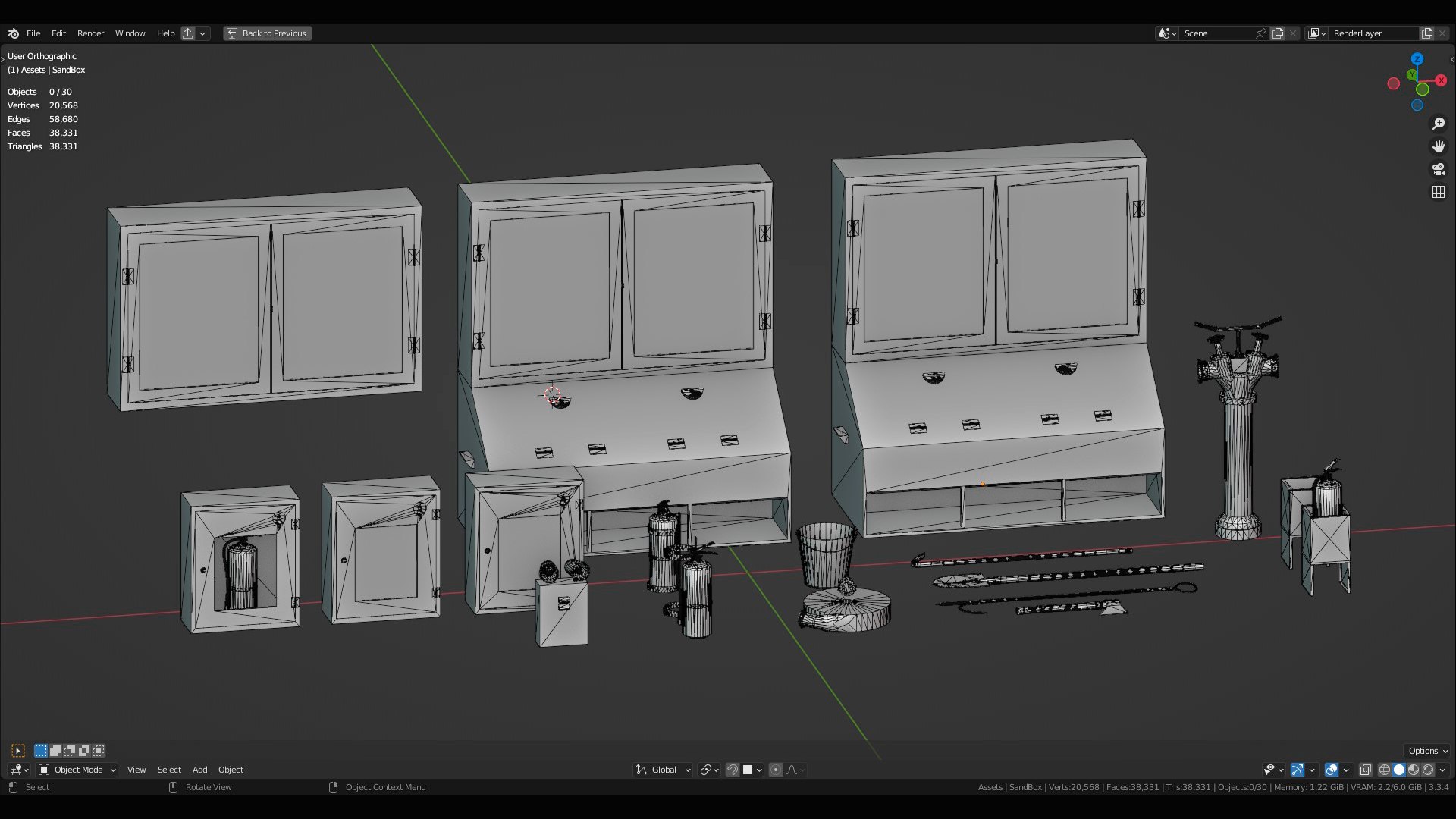 3D Fire Equipment Collection Realtime Model - TurboSquid 2214237