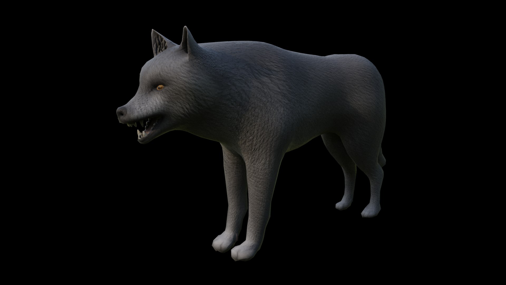 3D Wolf - TurboSquid 2187512
