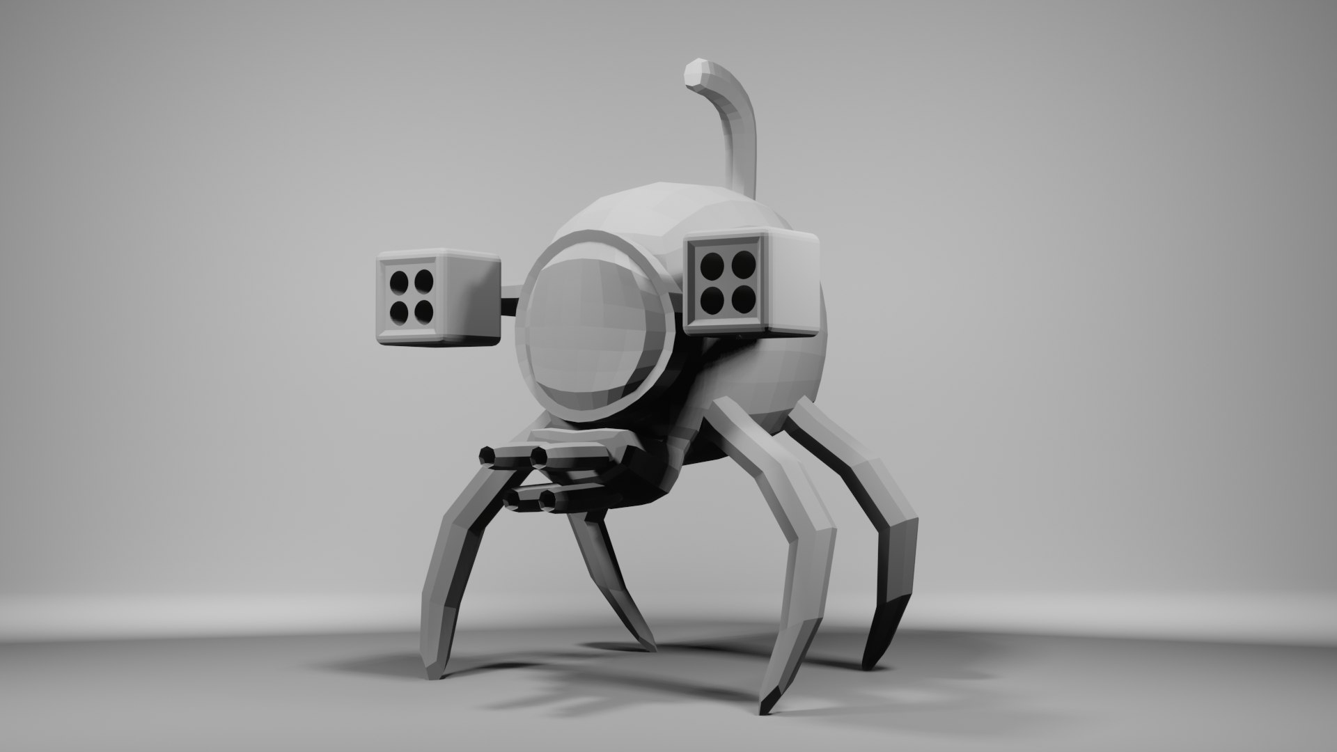 3D Mini Fighting Robot - TurboSquid 1953251