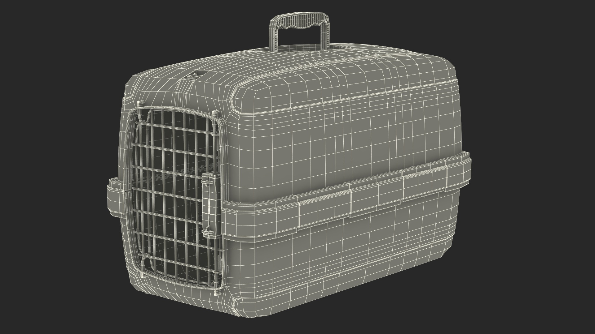 Plastic Dog Kennel 3D - TurboSquid 2140993