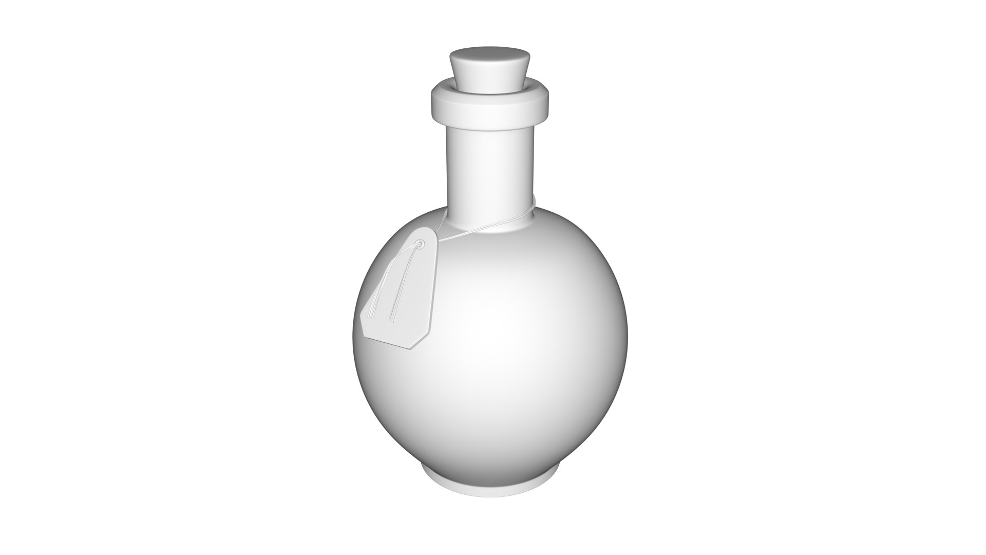 Glass Bottle Potion 3D Model - TurboSquid 1651011