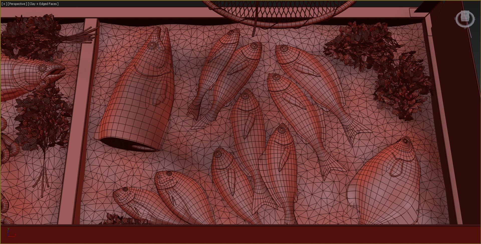 3d Fish Seafood Showcase