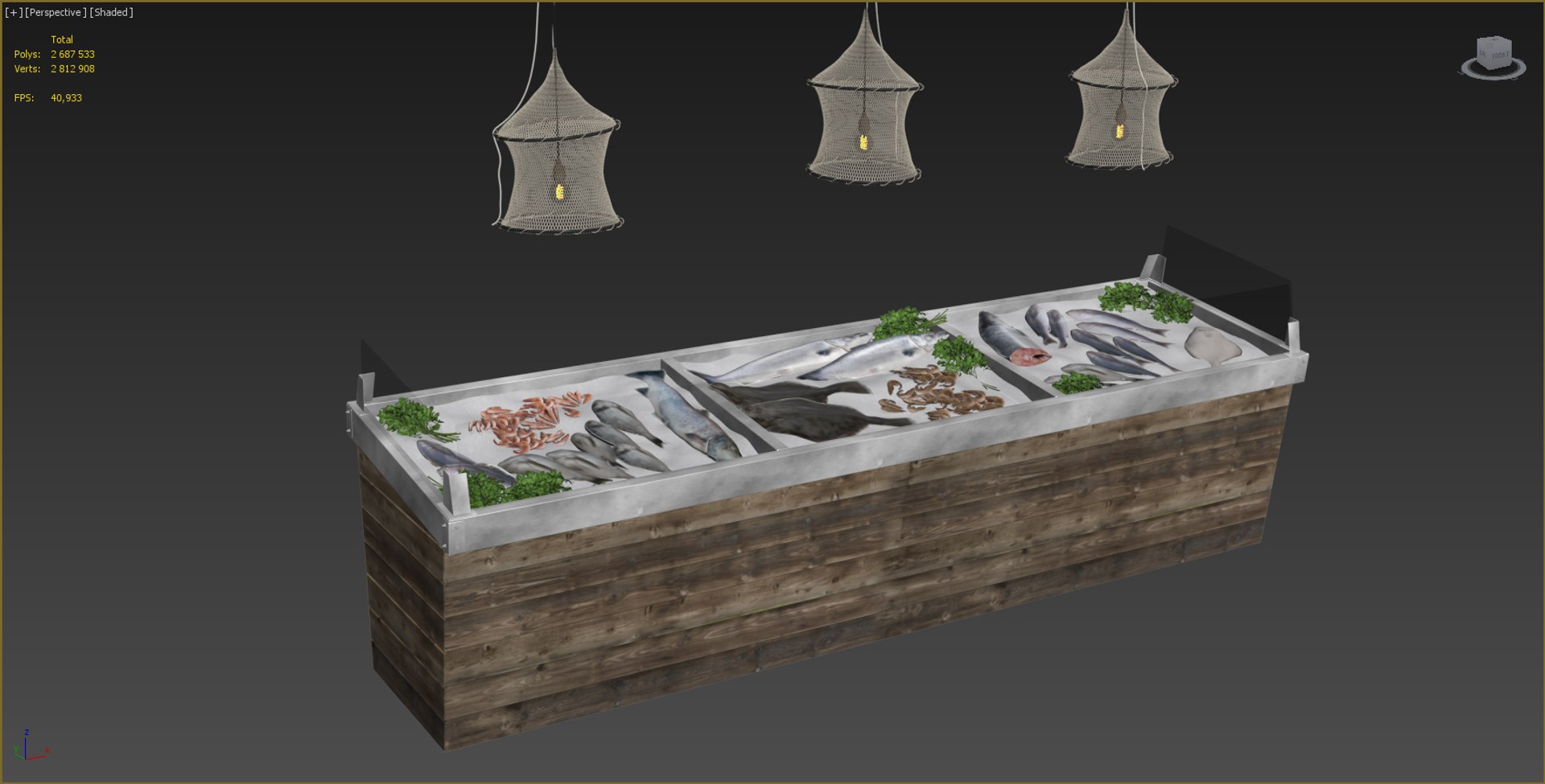 3d Fish Seafood Showcase