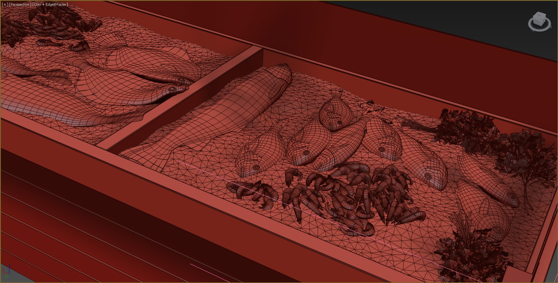 3d Fish Seafood Showcase