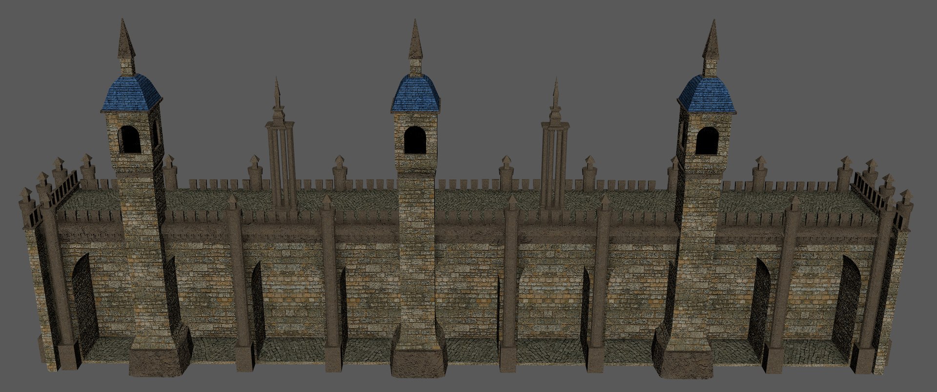 Classic Arch Structure Towers 3D - TurboSquid 1881199