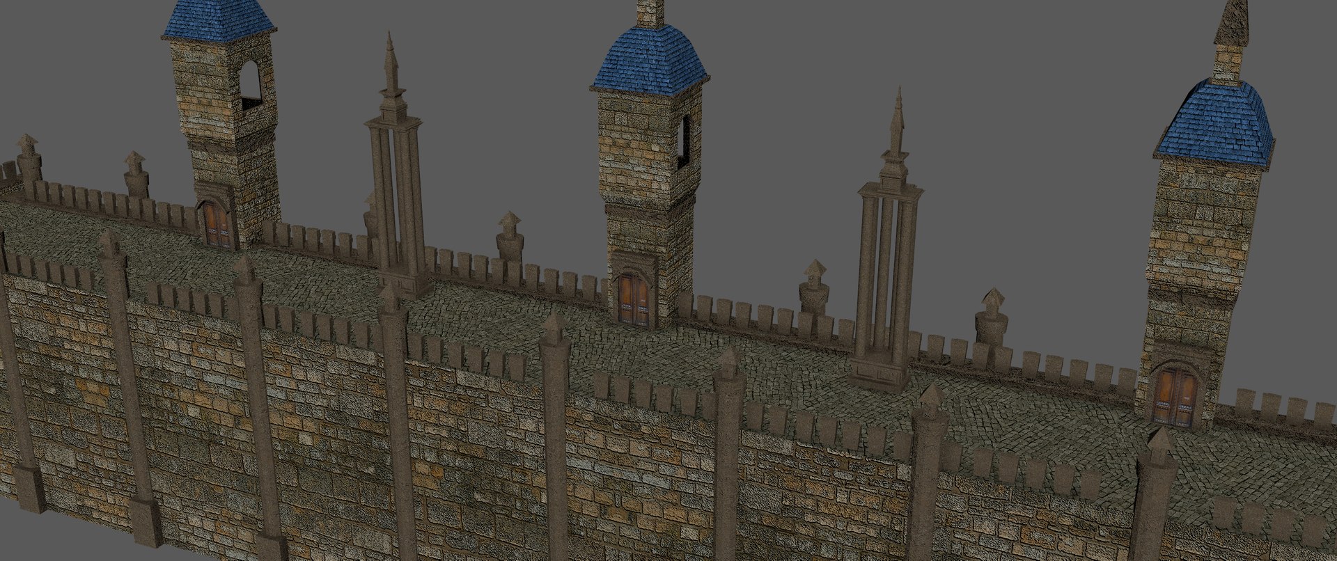 Classic Arch Structure Towers 3D - TurboSquid 1881199