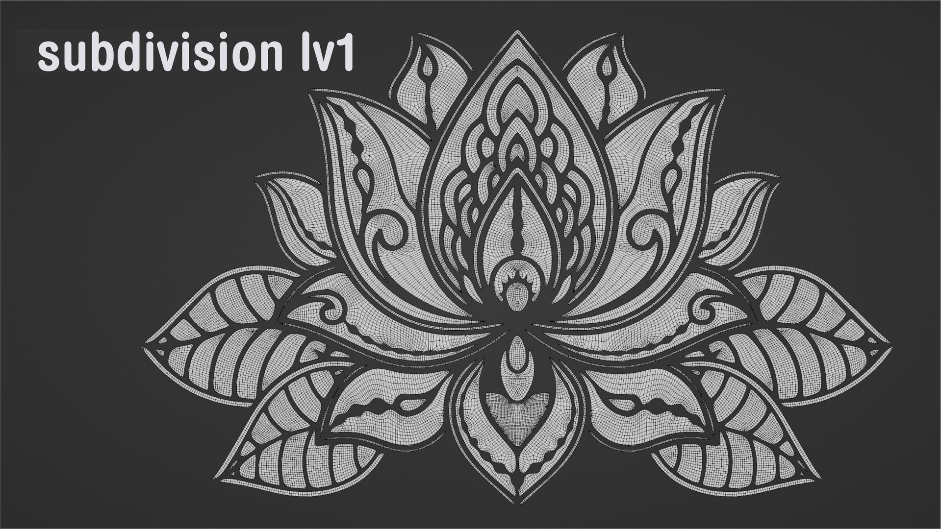 Mandala pattern 3D model - TurboSquid 2121211