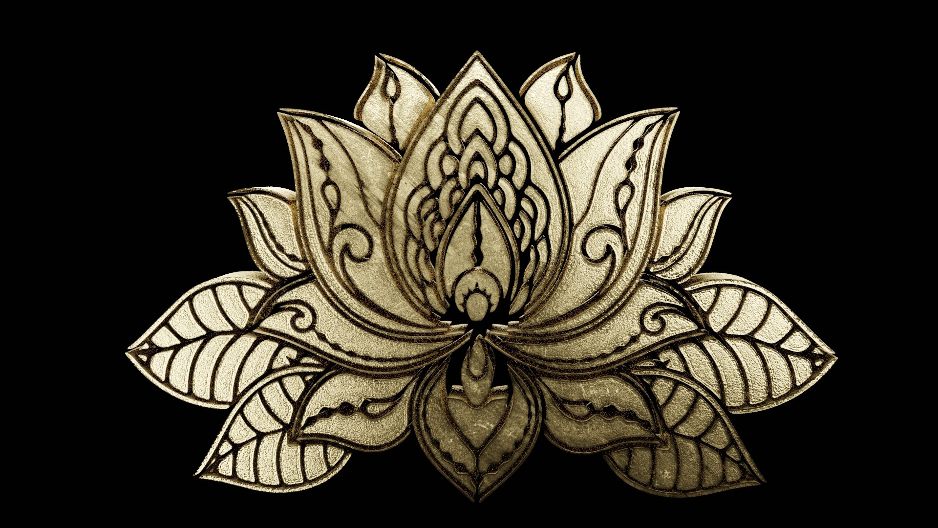 Mandala pattern 3D model - TurboSquid 2121211