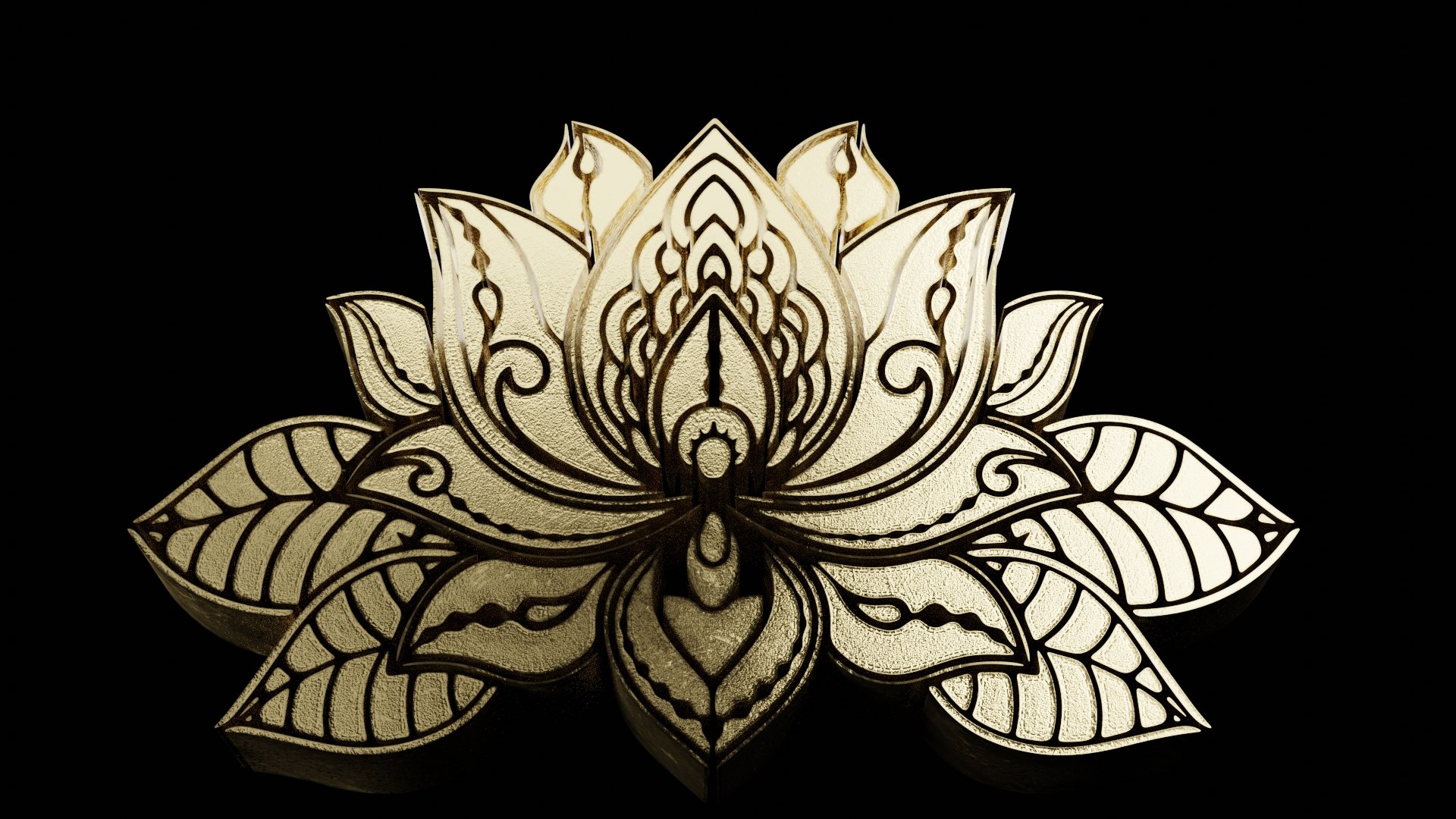 Mandala pattern 3D model - TurboSquid 2121211