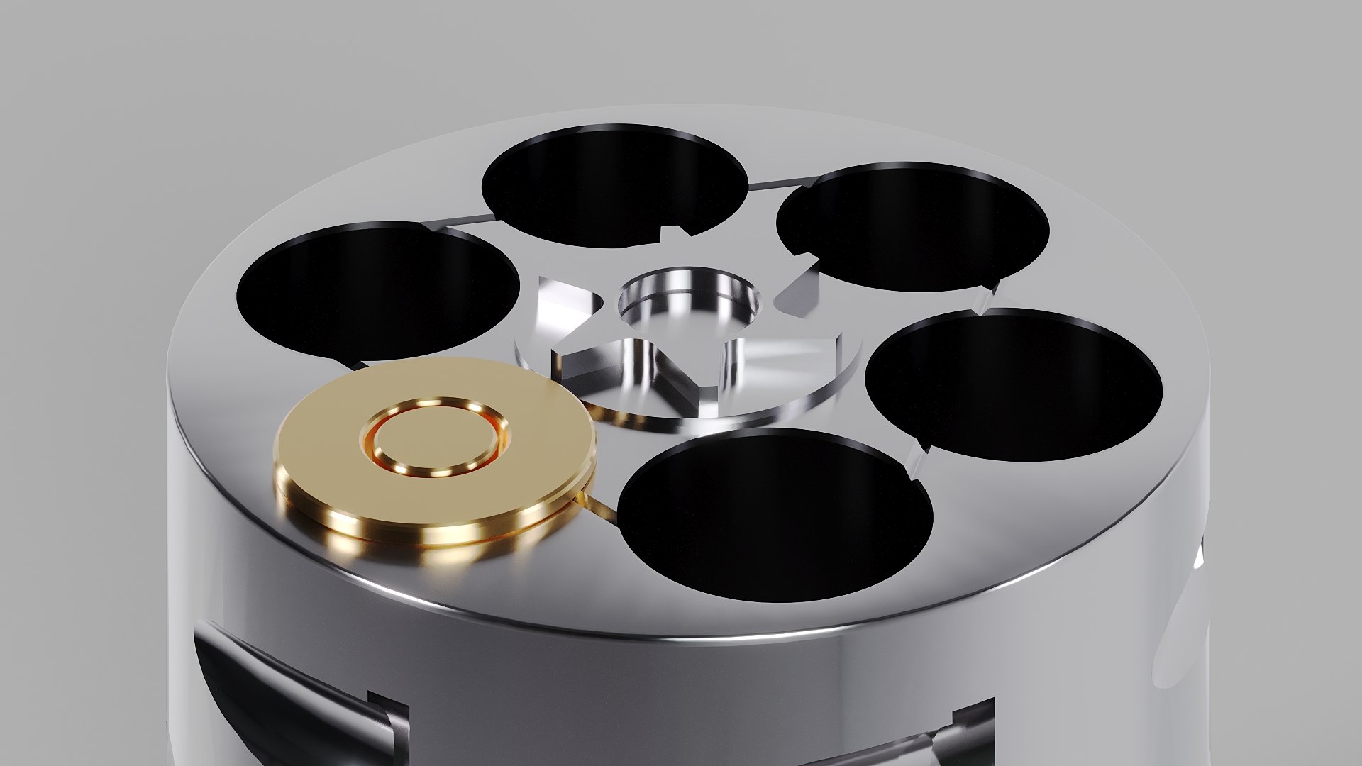 3D Russian Roulette - Gun Cylinder - TurboSquid 2335901