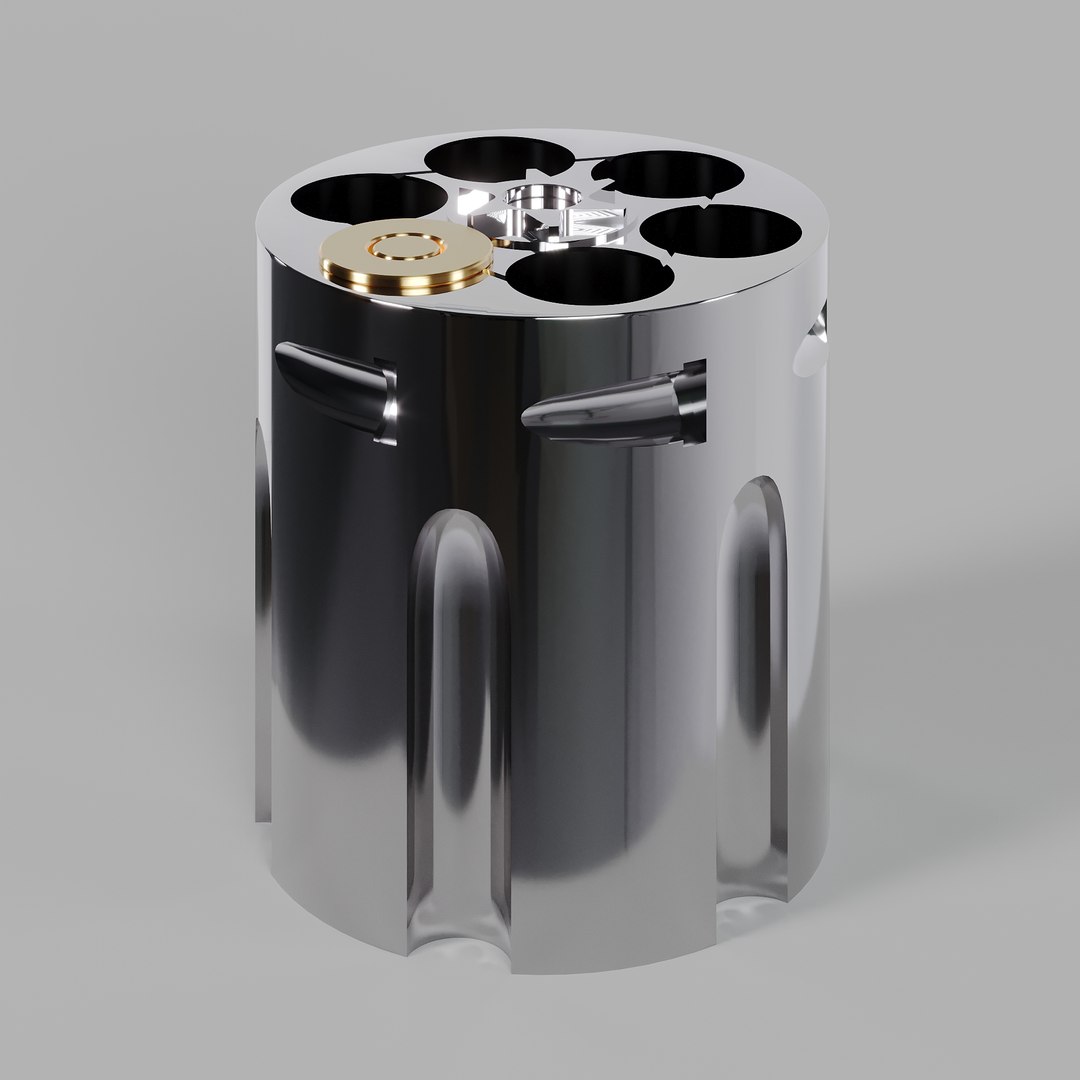 3D Russian Roulette - Gun Cylinder - TurboSquid 2335901