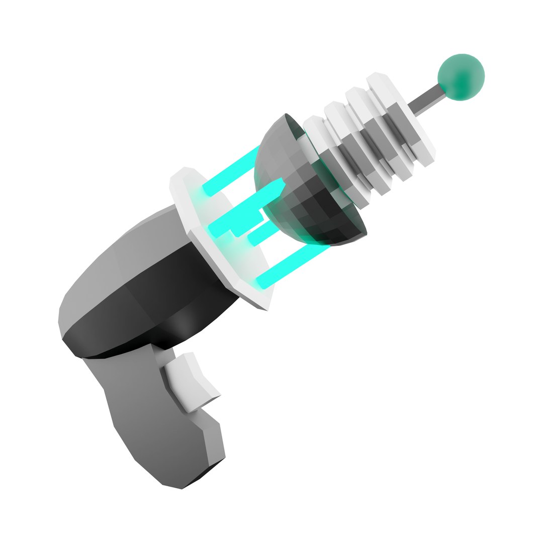 3D Loading Cannon With Sight Low Poly Icon Model - TurboSquid 2046483