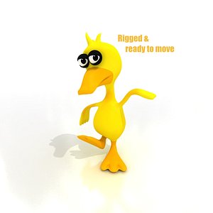 Cartoon Duck 3ds Max Models for Download | TurboSquid