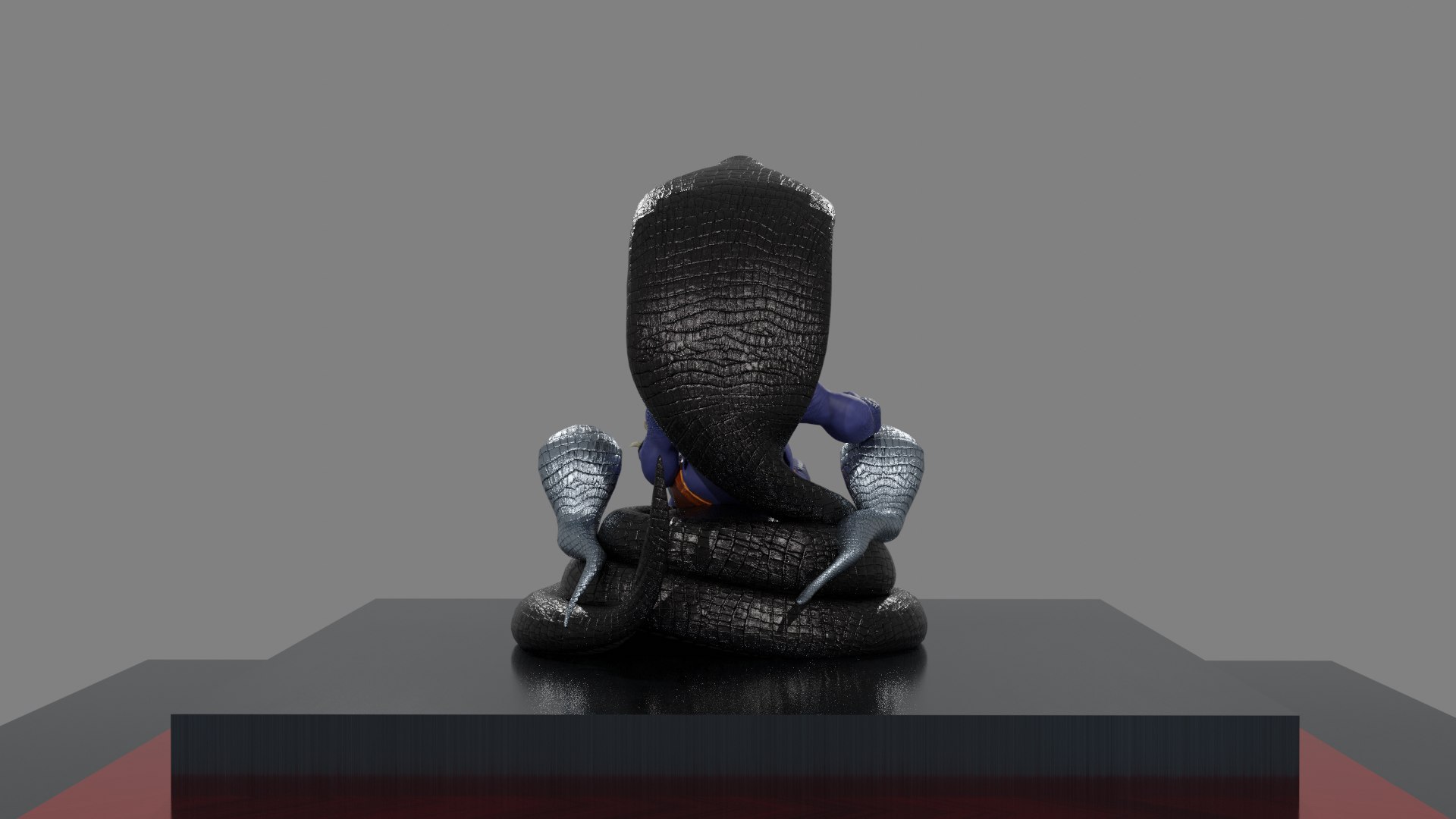 3D FANTASY SNAKE THRONE LOWPOLY PBR 3D MODEL - TurboSquid 1912659