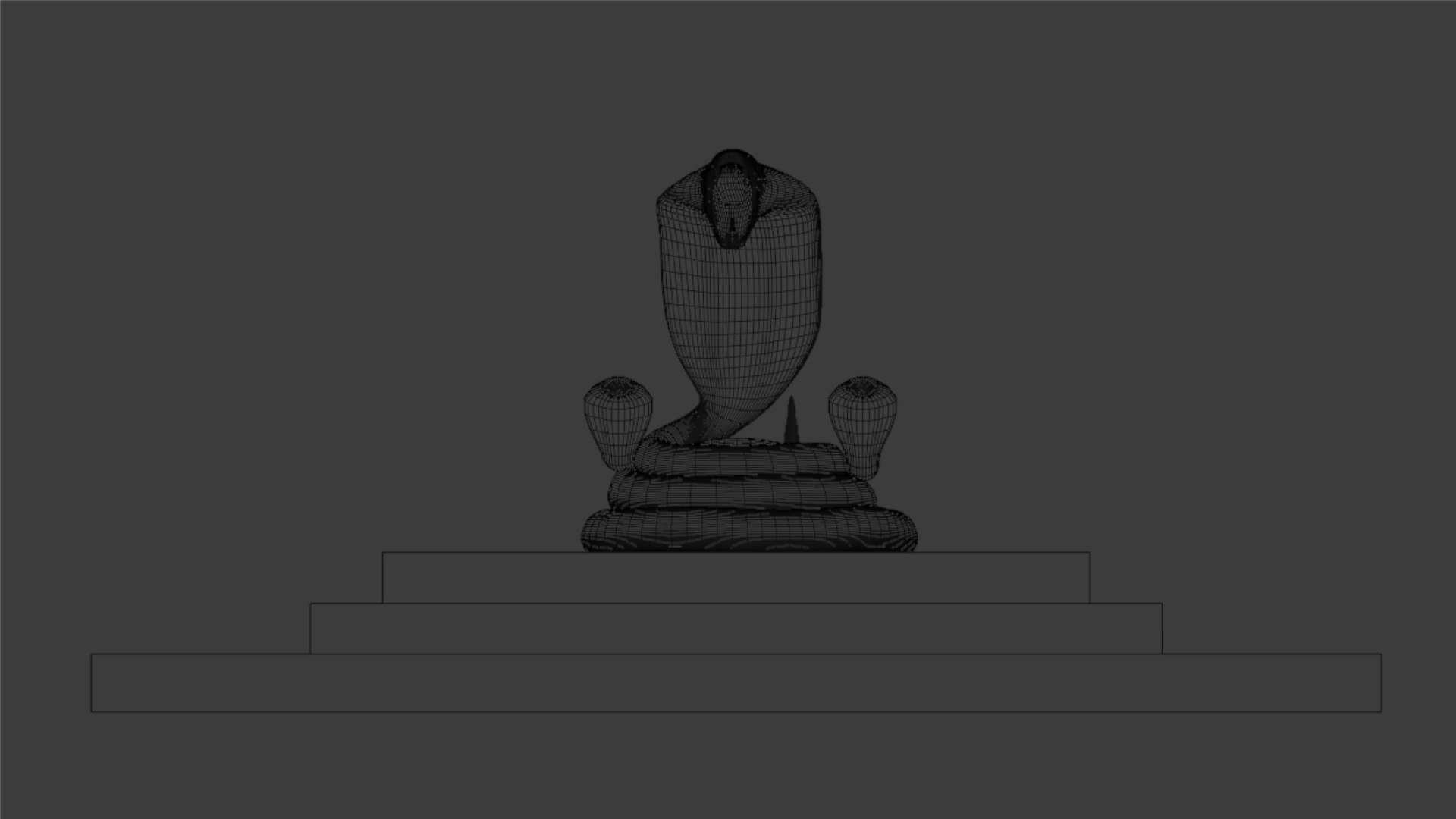 3D FANTASY SNAKE THRONE LOWPOLY PBR 3D MODEL - TurboSquid 1912659