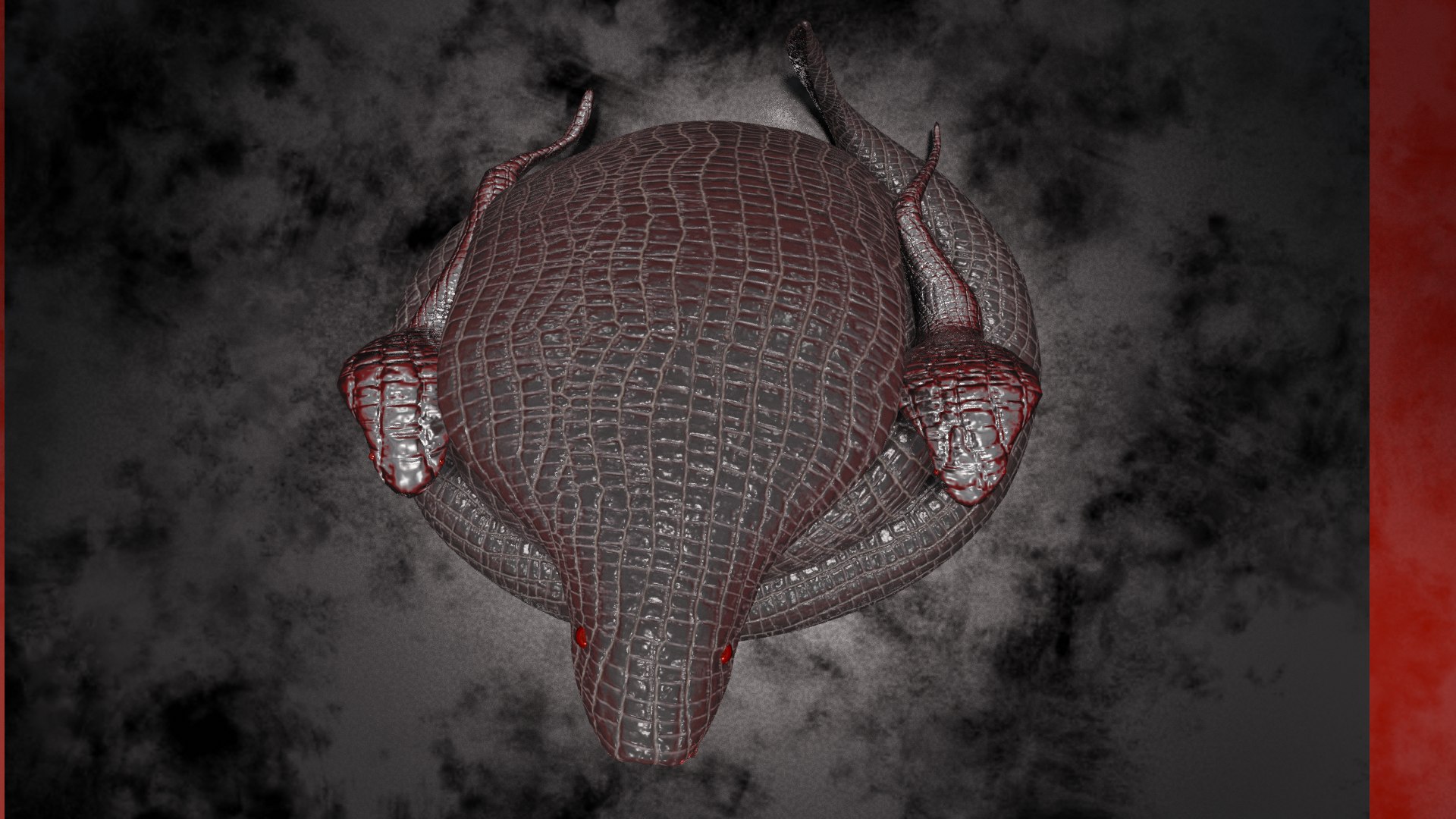 3D FANTASY SNAKE THRONE LOWPOLY PBR 3D MODEL - TurboSquid 1912659