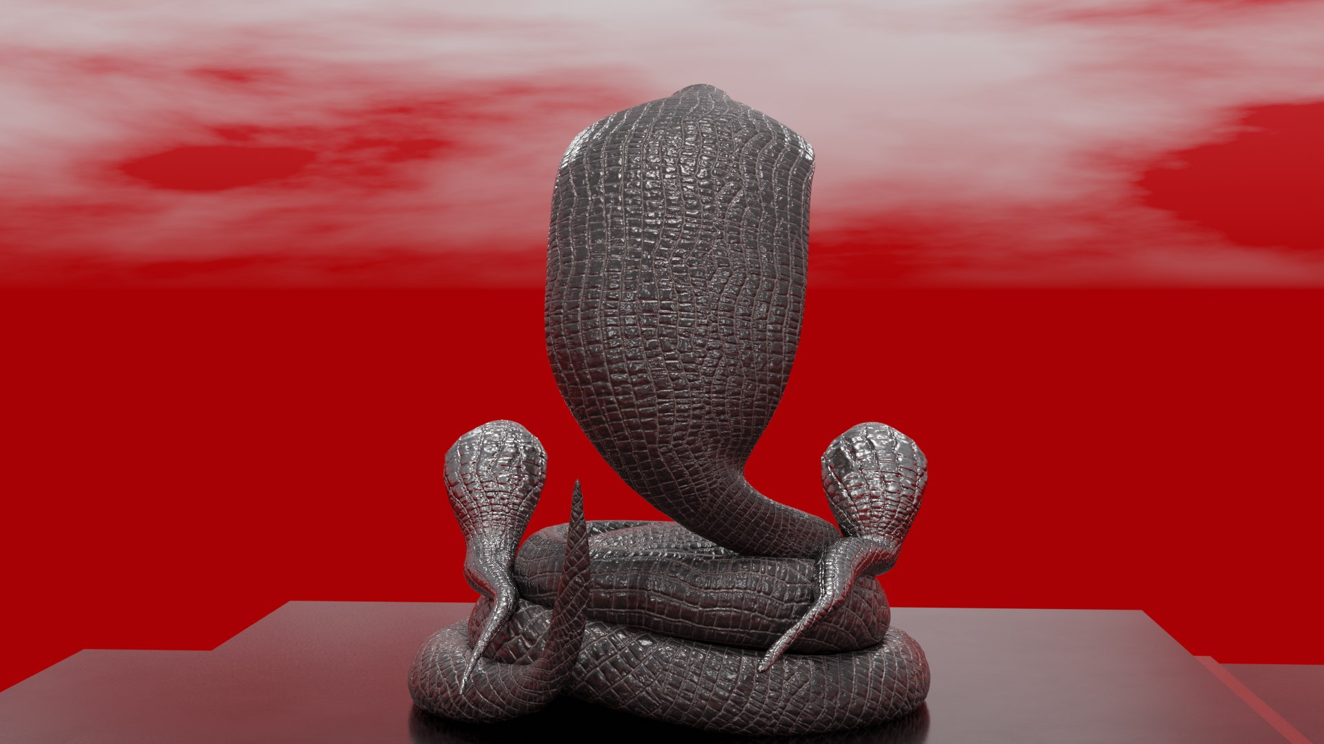 3D FANTASY SNAKE THRONE LOWPOLY PBR 3D MODEL - TurboSquid 1912659