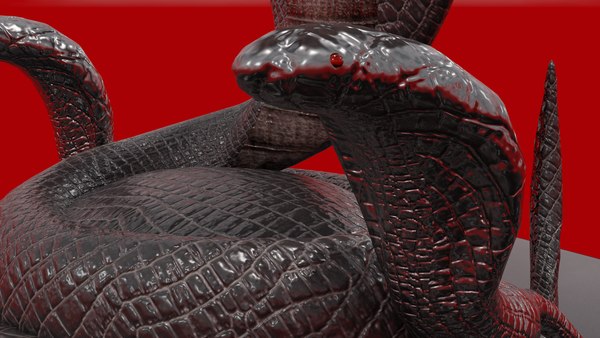 3D FANTASY SNAKE THRONE LOWPOLY PBR 3D MODEL - TurboSquid 1912659