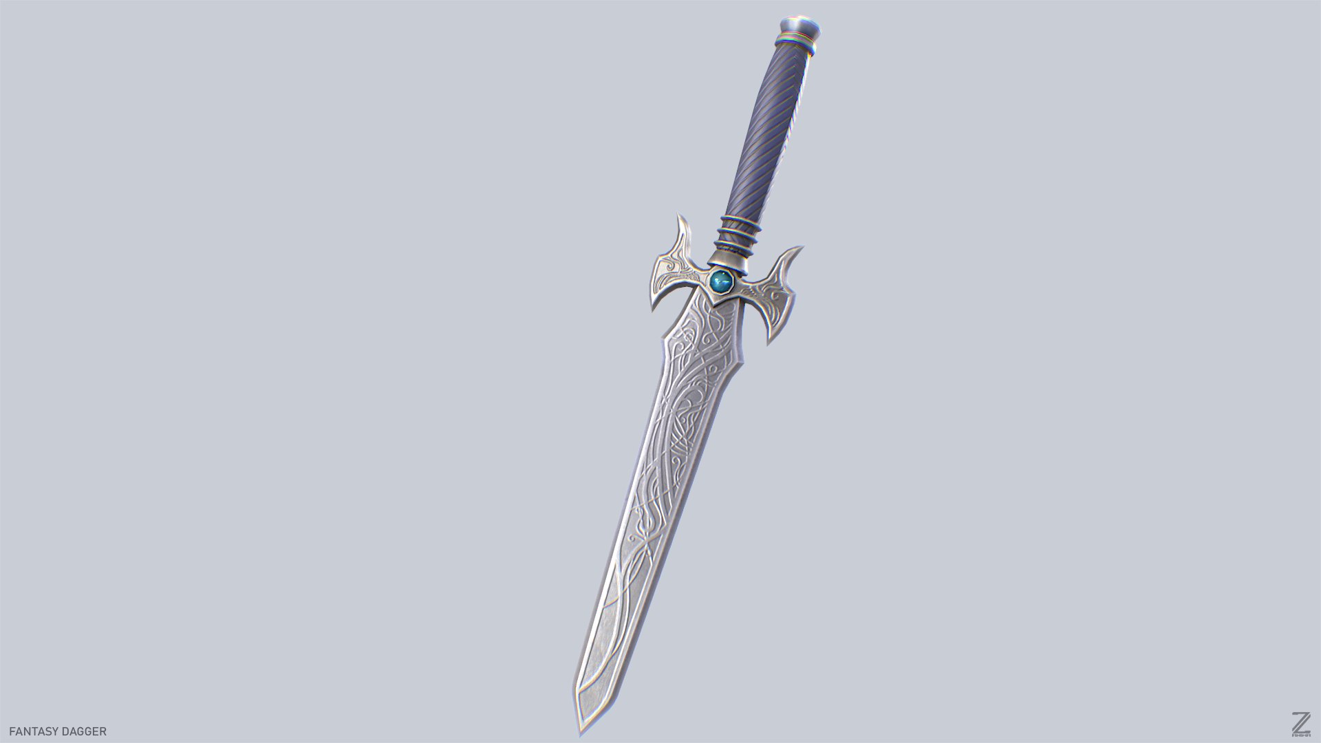 3D Fantasy Dagger - TurboSquid 2231348