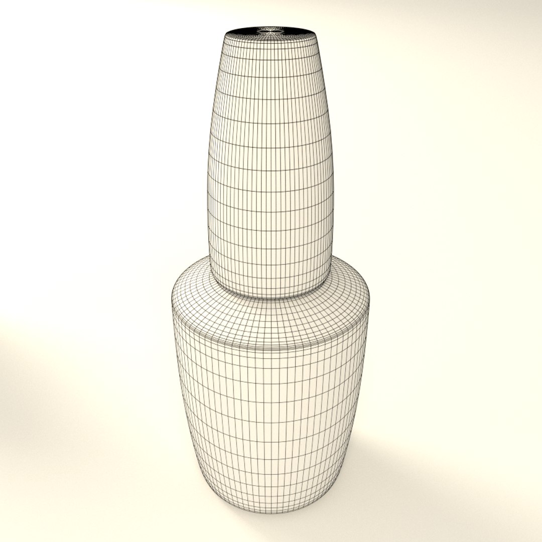 3d Nail Polish Model