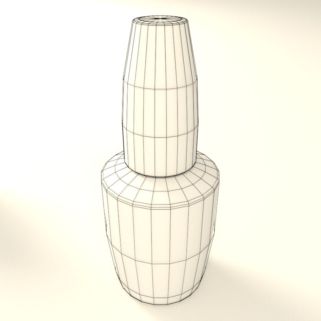 3d Nail Polish Model