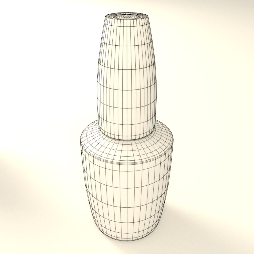 3d Nail Polish Model