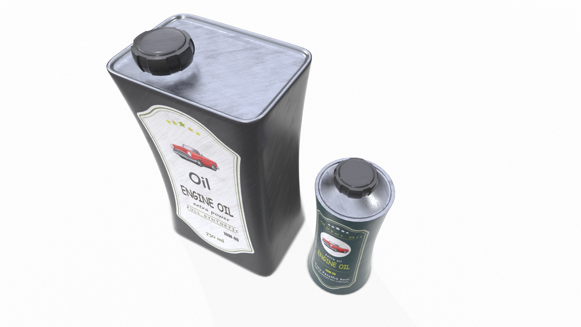 3D Cartoon Oil Can Model - TurboSquid 1776806