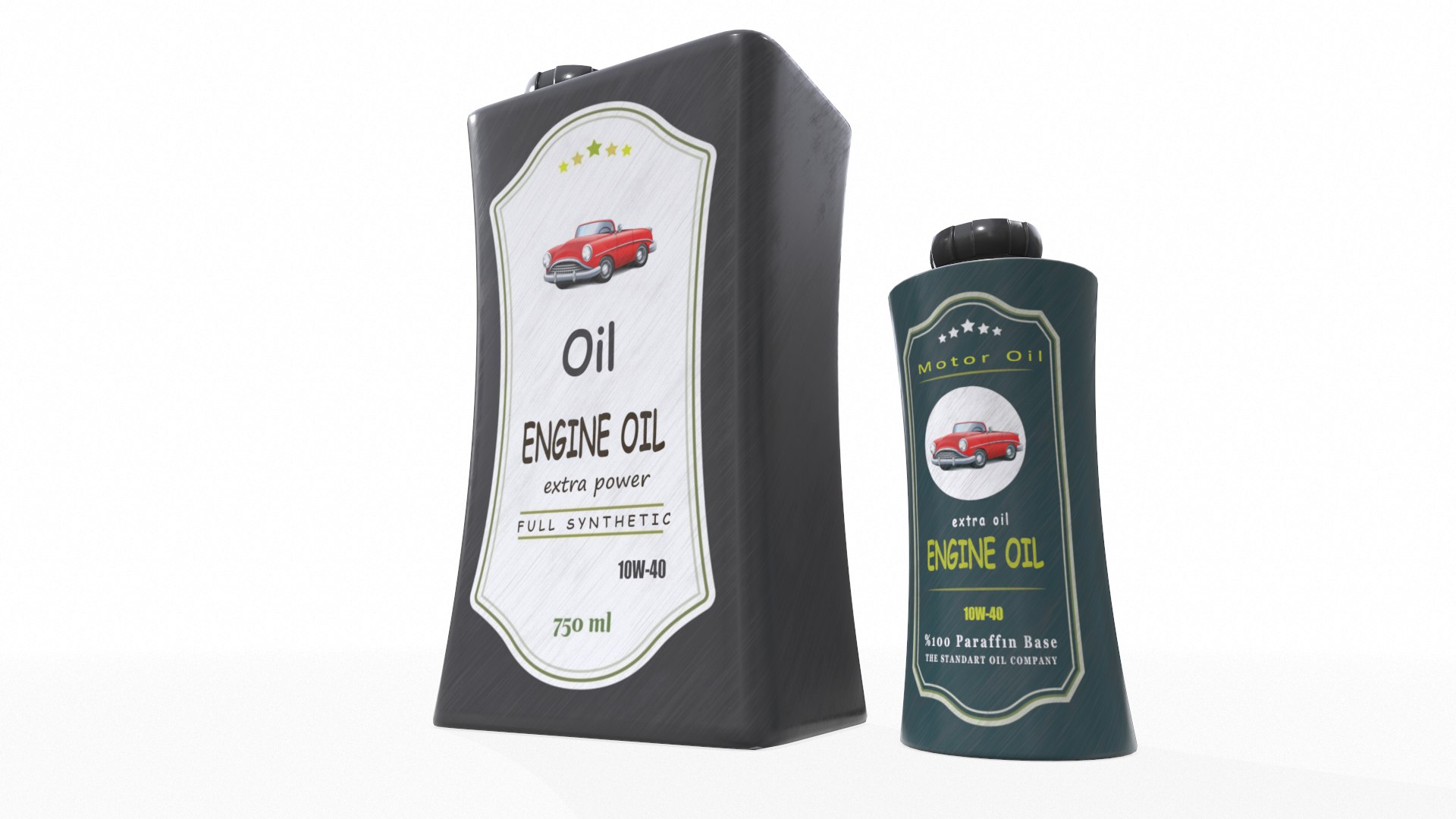 3D Cartoon Oil Can Model - TurboSquid 1776806