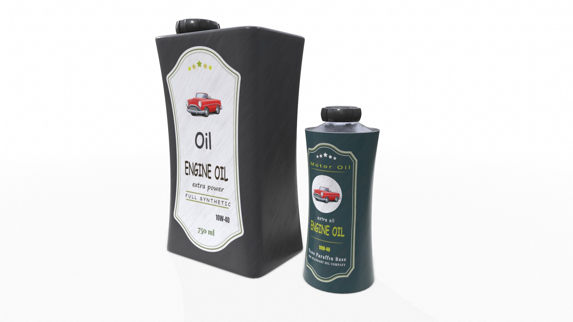 3D Cartoon Oil Can Model - TurboSquid 1776806